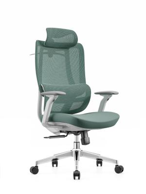 China Adjustable Handrail Office Swivel Chair with Electroplated Five star Base Providing Support and Smooth Swivel Movement for sale