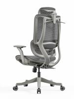 China 150kg Max Weight Capacity Office Swivel Chair Ergonomic Adjustable Height and Smooth Rolling Casters Suitable for Office for sale