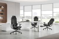 China Wheels Office Swivel Chair Adjustable Height Comfortable Seat Designed for Professional and Home Office Settings for sale