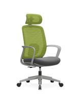 China PP Material Armrest Office Swivel Chair Featuring Integrated Back Support Fixed Armrests and Durable Wheels for Office for sale
