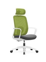 China Green Office Swivel Chair offering Five star base 640mm Diameter padded seat ergonomic support for enhanced productivity for sale