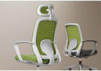 China PP Material Armrest Office Swivel Chair Featuring Integrated Back Support Fixed Armrests and Durable Wheels for Office for sale