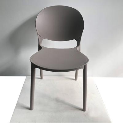 China Light Gray Modern Plastic Chair Durable Yes Easy to Clean Lightweight Option for Schools Libraries and Community Centers for sale