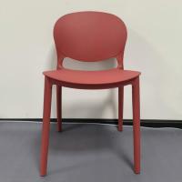 China Easy To Clean Modern Plastic Chair Dining Chair Ideal For Office Cafeteria And Home Lightweight Durable Comfortable Design for sale