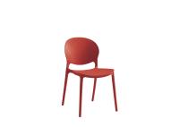 China Easy To Clean Modern Plastic Chair Dining Chair Ideal For Office Cafeteria And Home Lightweight Durable Comfortable Design for sale
