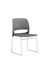 China Durable Modern Plastic Chair Stylish Dining Chair for Commercial Restaurants Cafes and Office Spaces for sale