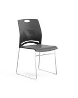 China Seat Dimensions 43H 41W 43D cm Modern Plastic Chair Dining Seating Lightweight Durable Comfortable and Contemporary Look for sale