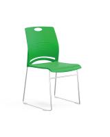China Stackable Modern Plastic Chair Offering Max Weight Capacity 130kg for Event Halls Training Centers and Workspaces for sale