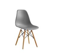 China Gray Modern Plastic Chair Ergonomic Design for Office Meeting Room Cafeteria and Waiting Area Seating for sale
