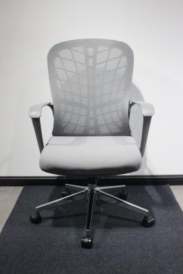 China Black Casters Office Swivel Chair 11kg Ergonomic Design Adjustable Height Comfortable Seat Suitable for Conference Rooms for sale