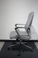 China Black Casters Office Swivel Chair 11kg Ergonomic Design Adjustable Height Comfortable Seat Suitable for Conference Rooms for sale