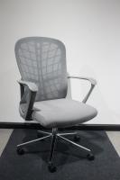 China Black Casters Office Swivel Chair 11kg Ergonomic Design Adjustable Height Comfortable Seat Suitable for Conference Rooms for sale