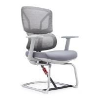 China White Office Swivel Chair Featuring 25 Steel Tube Construction Adjustable Backrest and Smooth Rolling Casters for Office for sale
