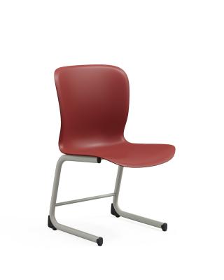 China Integrated Injection Molding Modern Plastic Chair for Commercial for sale