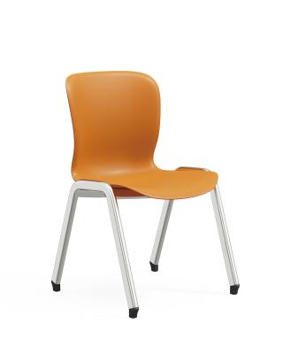 China Dining Chair Modern Plastic Chair Ergonomic Design Easy Clean Stylish Suitable Office Restaurant Cafe Settings for sale