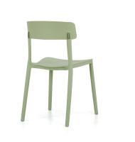 China Solid Cylindrical Foot Plastic Chair Crafted With Imported PP GF Perfect For Cafeteria Seating for sale