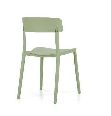 China Solid Cylindrical Foot Plastic Chair Crafted With Imported PP GF Perfect For Cafeteria Seating for sale