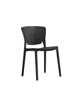 China Dining Chair Modern Plastic Chair Overall Height 81cm Durable Suitable for Indoor Outdoor for sale