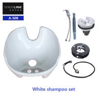 China Ceramic Hair Salon Chair Replacement Parts For Barber Chair Shampoo Tray for sale