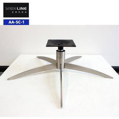 China Stainless Steel Office Chair Base Replacement with 204mm Height and 300 Lbs Weight Capacity for Swivel Chairs for sale