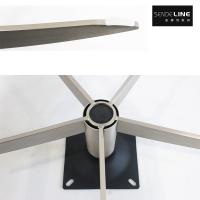 China Stainless Steel Office Chair Base Replacement with 204mm Height and 300 Lbs Weight Capacity for Swivel Chairs for sale