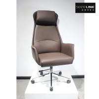 China Office Swivel Chair with High Density Foam Padding, 700mm Five-Star Base, and PU Leather Upholstery for Enhanced Comfort for sale
