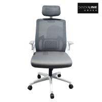 China Grey Backrest Office Swivel Chair with 200kg Max Weight Capacity and 640mm Five-Star Base for Enhanced Stability for sale