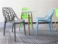 China Modern Design Chair Modern Plastic Chair Crafted from PP GF Material for Various Commercial Residential Applications for sale