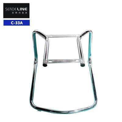 China A sturdy modern office chair with a metal frame in electroplated color, office chair base for sale