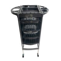 China Four-layer Storage Hair Salon Storage Rack with Move Freely Option and Compact 365*335*880mm Dimensions for sale
