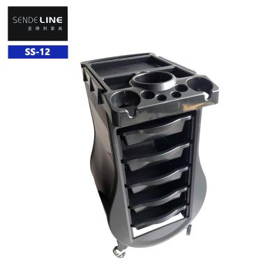 China 5-Level Hair Salon Storage Cart with 4 Wheels for Easy Mobility and Cleaning in Beauty Salons for sale