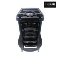 China 5-Level Hair Salon Storage Cart with 4 Wheels for Easy Mobility and Cleaning in Beauty Salons for sale