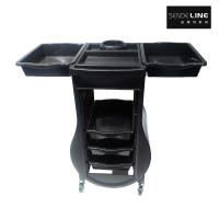 China 5-Level Hair Salon Storage Cart with 4 Wheels for Easy Mobility and Cleaning in Beauty Salons for sale