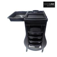 China 5-Level Hair Salon Storage Cart with 4 Wheels for Easy Mobility and Cleaning in Beauty Salons for sale