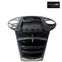 China Plastic Hair Salon Storage Cart with 5 Floors and 40*51*80cm Dimensions for Barber Shops for sale