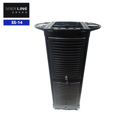 China Plastic Hair Salon Storage Cart with 5 Floors and 40*51*80cm Dimensions for Barber Shops for sale