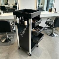 China Hair Salon Trolley with Multi-Layer Storage, Freely Movable and Lightweight Design for Barber Chair Base for sale
