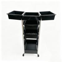 China Hair Salon Trolley with Multi-Layer Storage, Freely Movable and Lightweight Design for Barber Chair Base for sale