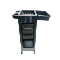 China 4-Tier Hair Salon Storage Trolley with 405*380*920mm Dimensions and 4 Wheels for Easy Mobility for sale
