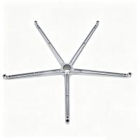 China Polished Aluminum Alloy Five-star Feet Office Chair Metal Base with 700mm Diameter and 162mm Height for sale