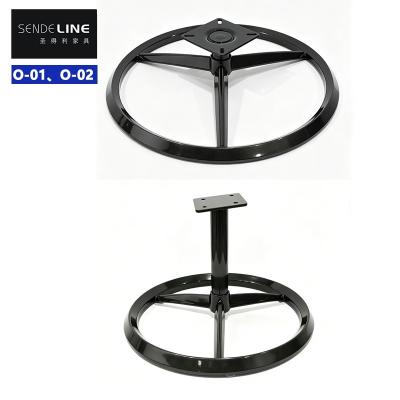 China Black Electroplated Sofa Chair Base with 650/450mm Diameter for Lounge and Office Chair Replacement for sale
