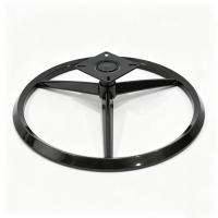 China Black Electroplated Sofa Chair Base with 650/450mm Diameter for Lounge and Office Chair Replacement for sale