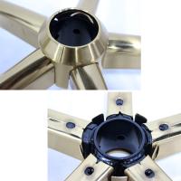 China Gold-Plated 700mm Diameter Office Chair Base Replacement with 1136KG Static Pressure Test for sale