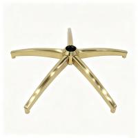 China Gold-Plated 700mm Diameter Office Chair Base Replacement with 1136KG Static Pressure Test for sale