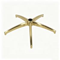 China Gold-Plated 700mm Diameter Office Chair Base Replacement with 1136KG Static Pressure Test for sale