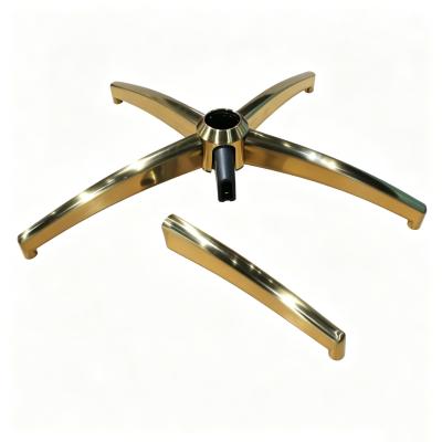 China Gold-Plated 700mm Diameter Office Chair Base Replacement with 1136KG Static Pressure Test for sale