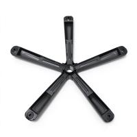 China Matte Black Powder Coating 5 Star Office Chair Base Replacement Swivel Chair Base for sale