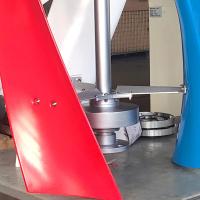 China Nylon Blade Vertical Axis Wind Turbine Generator 600W 24V 48V Wind Power Vertical Axis 12V for sale