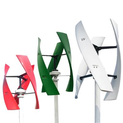 China 400W 600W 1kW 2kW Vertical Axis Wind Turbine Generator 12V 24V 48V 96V 120V 220V For Household Use for sale