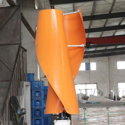 China 24V 48V Spiral Wind Turbines For The Home 800W 1000W Vertical Spiral Wind Power Turbine Generator for sale